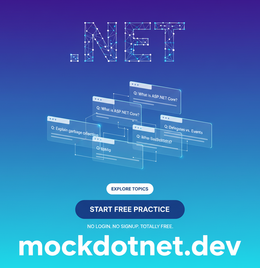 Free .NET Mock Interview - Practice Test 2025
